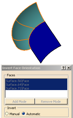 Checking the Orientation of Faces