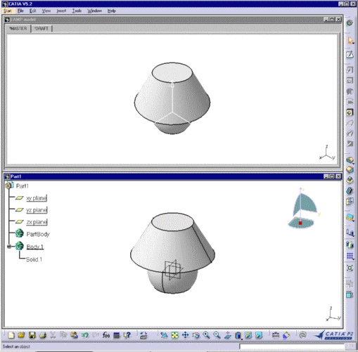 Copying CATIA Version 4 Model Data to CATIA Version 5