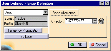 Creating a Swept Flange
